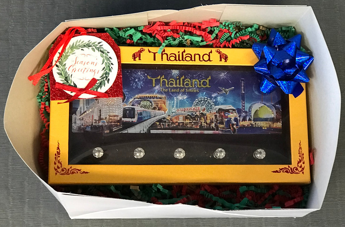 Wood Rack Key holder Wall Mount Hanging Decor-Made in Thailand as a ...