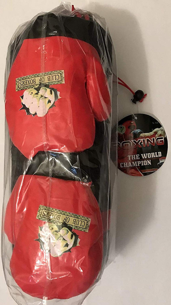Kids Toy Punching Bag and Gloves by Club of Boxers-Handmade in Thailand ...
